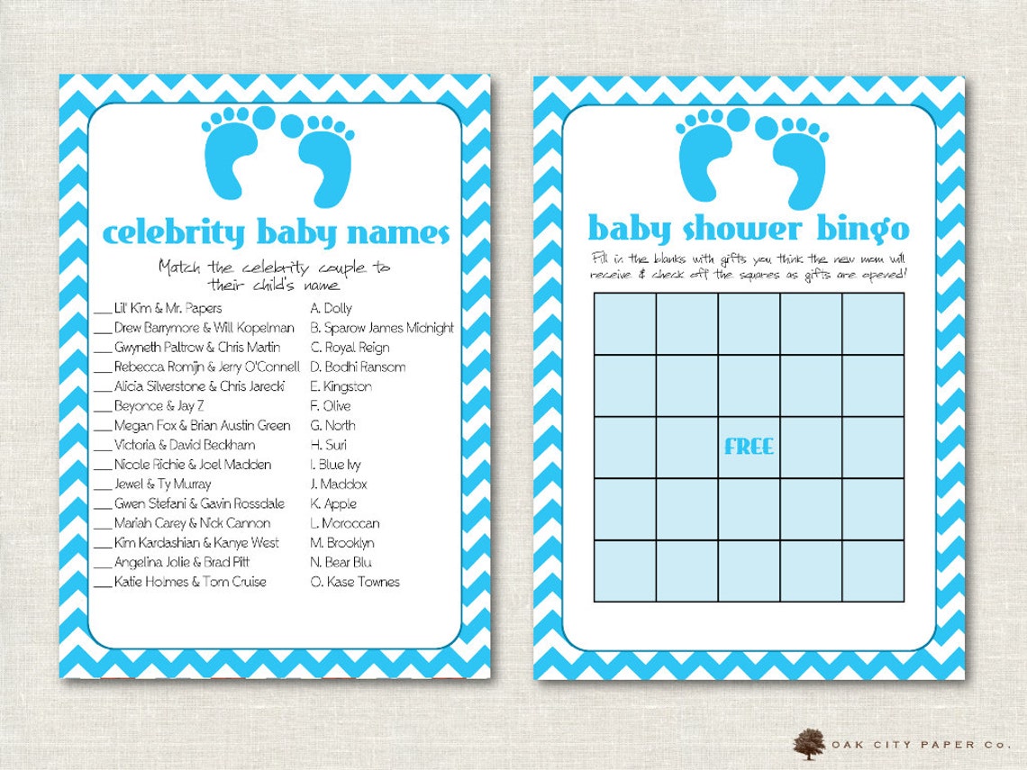 Footprint Baby Shower Games - Baby Shower Games, Barefoot Shower Games ...