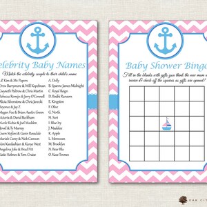 Nautical Baby Shower Games Nautical Shower Games Beach Baby - Etsy