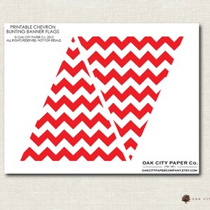 Printable Chevron Flag Banner Bunting Rainbow Color - INSTANT DOWNLOAD ...