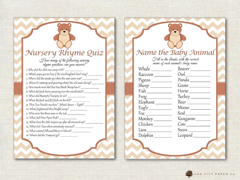 Teddy Bear Baby Shower Games - Teddy Bear Baby Shower Games, Bear ...