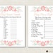 Girl Baby Shower Games - Floral Baby Shower Games, Pink Baby Shower ...