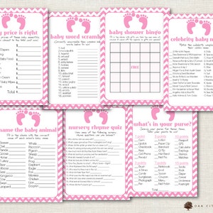 Footprint Baby Shower Games - Baby Shower Games, Barefoot Shower Games ...