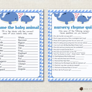 Whale Baby Shower Games - Baby Shower Games, Whale Shower Games ...