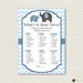 Blue Baby Shower Games - Elephant Baby Shower Games, Blue Elephant Baby ...