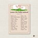 Lamb Name the Baby Animal Baby Shower Game - Lamb Shower Baby Animal ...