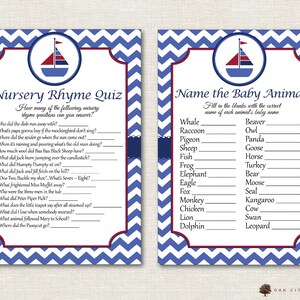 Nautical Baby Shower Games - Nautical Shower Games, Beach Baby Shower ...
