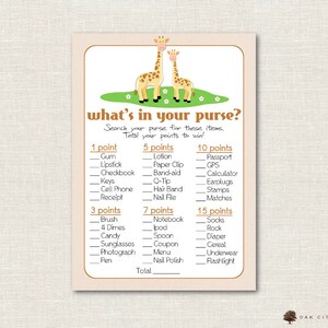 Giraffe Baby Shower Games Baby Shower Games, Giraffe Shower Games ...