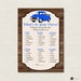 Vintage Truck Baby Shower Games - Truck Shower Games, Pick-up Baby ...