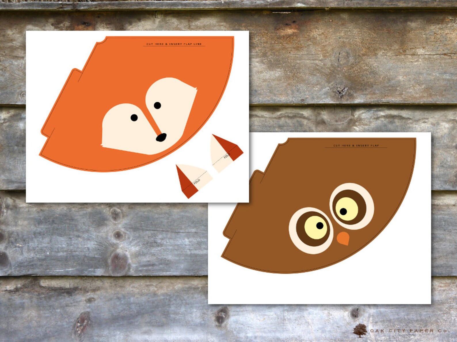 Woodland Party Hats Woodland Animal Party Hats Woodland | Etsy