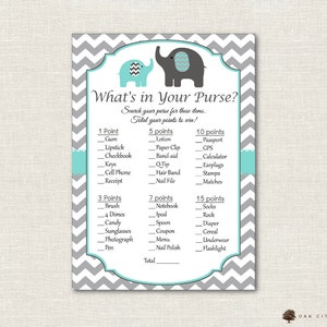 Blue Elephant Baby Shower Games Blue Baby Shower Games, Blue Elephant ...