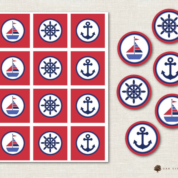 Nautical Cake Topper - Etsy