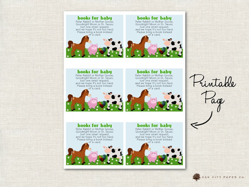 Farm Animal Books for Baby Barnyard Animal Bring a Book - Etsy