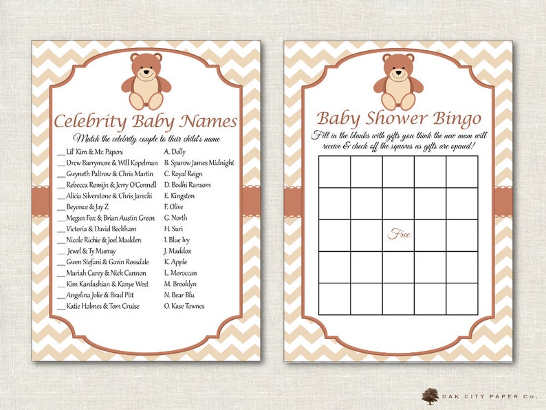 Teddy Bear Baby Shower Games - Teddy Bear Baby Shower Games, Bear ...