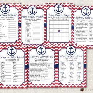 Nautical Baby Shower Games Nautical Shower Games, Beach Baby Shower ...