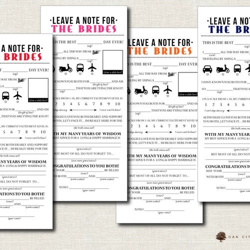 Lesbian Wedding Mad Lib Lesbian Wedding Madlib Lesbian Etsy