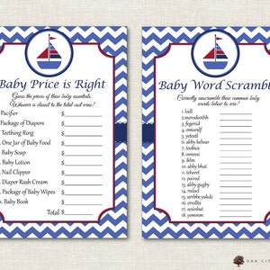 Nautical Baby Shower Games - Nautical Shower Games, Beach Baby Shower ...