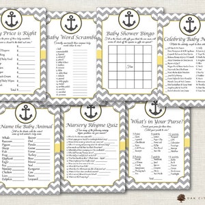 Nautical Baby Shower Games Nautical Shower Games, Beach Baby Shower ...