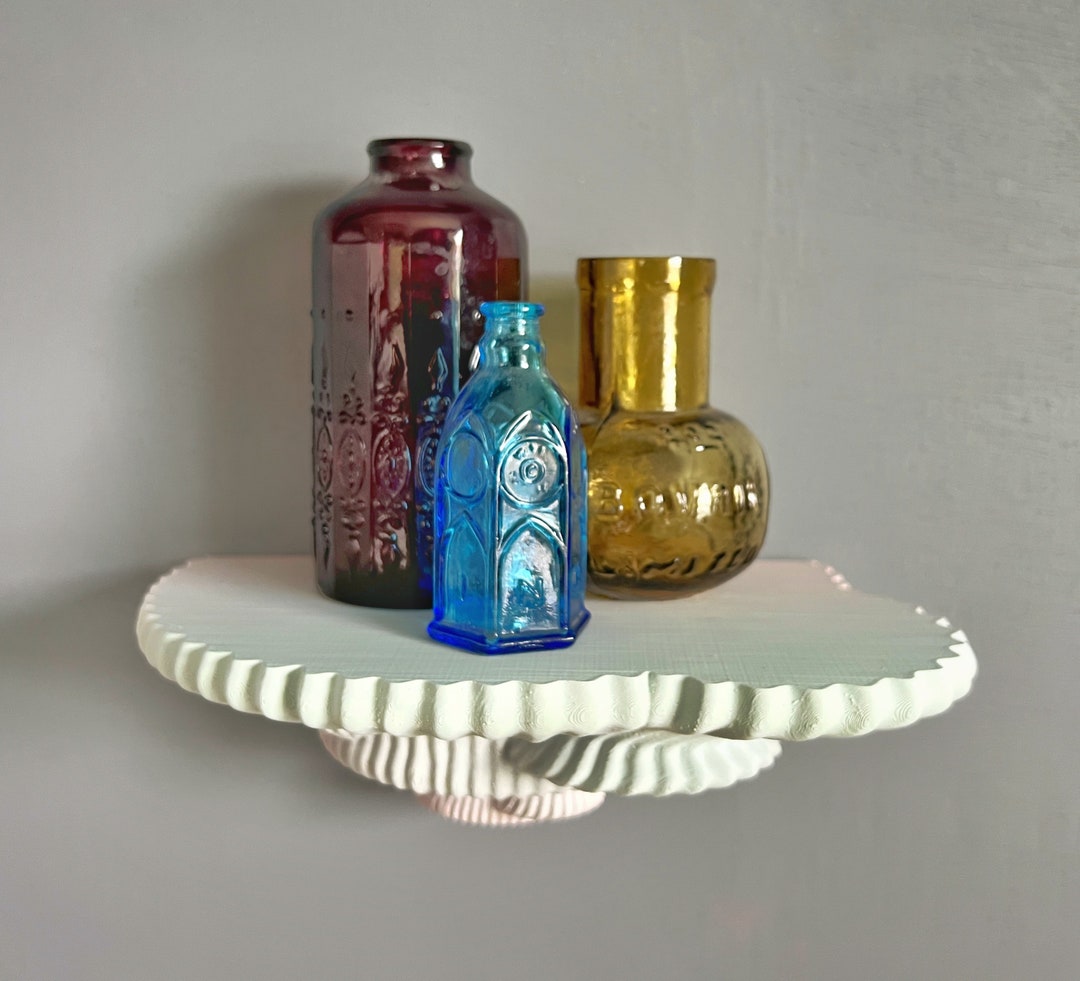 Mushroom Knick Knack Shelf, Tinder Fungus Shelf, Crystal Floating Shelf ...