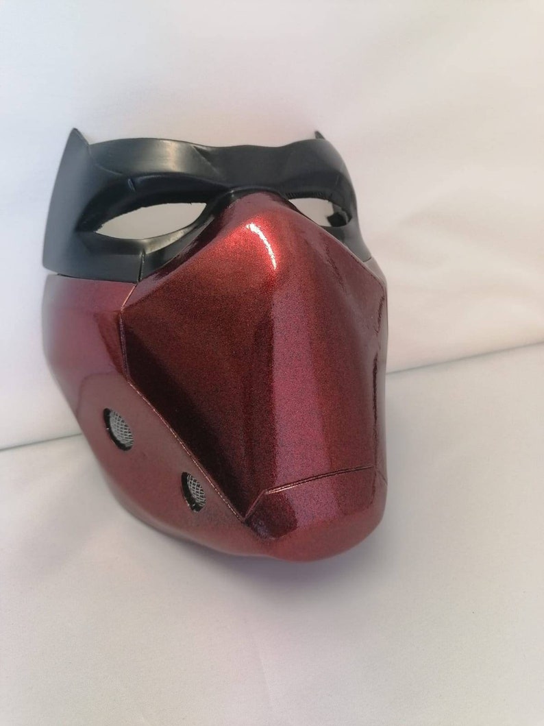 Red hood mask | Etsy