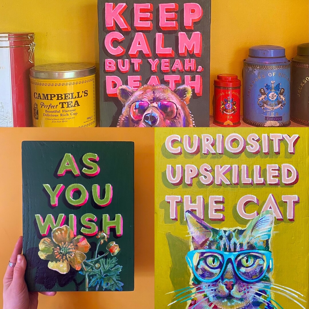 Commissioned Sign on Reclaimed Wood - Etsy