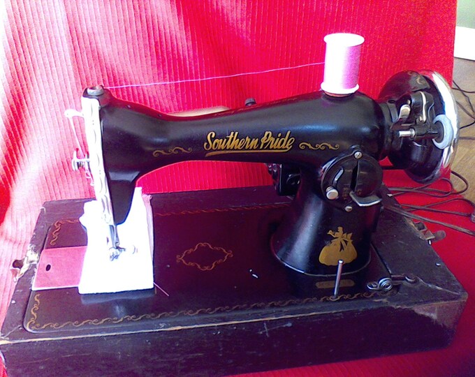 Sewing Machine, Vintage, Heavy Duty,working, Southern Pride, 1930's ...