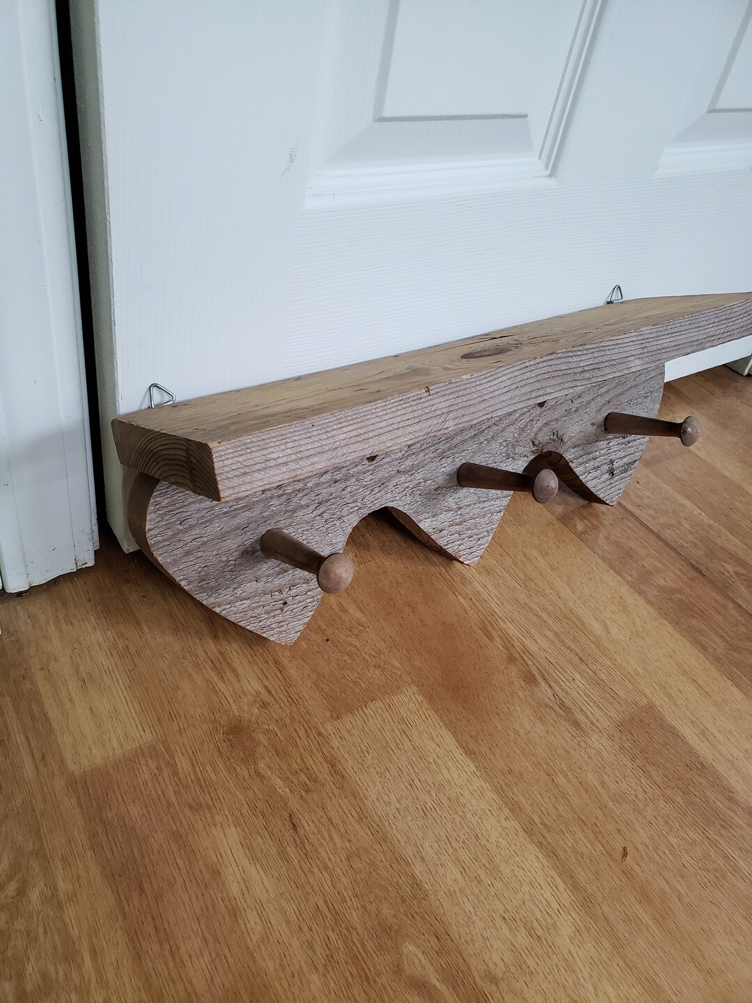 Wall Shelf Hand Made, Solid Wood, Wall Decor Rustic Decor Well Made ...