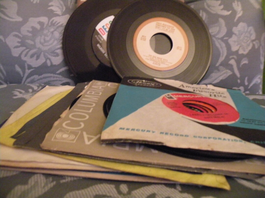 Record Collection, 45's, Country, 1970's Music, 20 Records - Etsy
