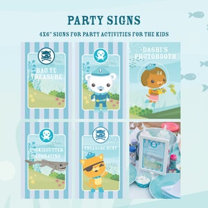 Octonauts Birthday Party Files - Customized Version With Custom ...