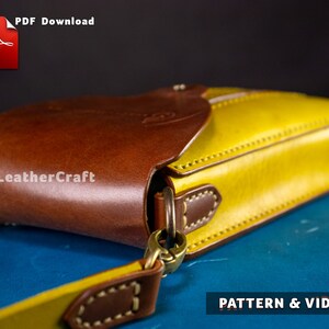 Mobile Pouch Pattern - Leather Pouch Pattern - Leather Bag Template ...