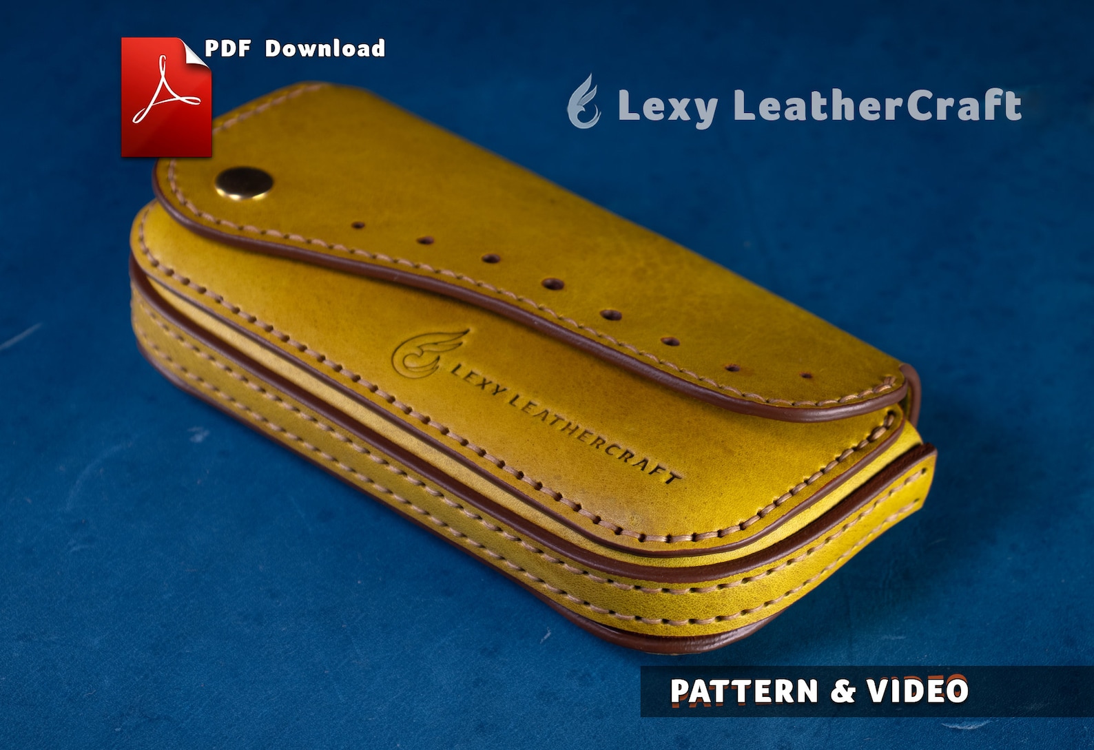 Sunglasses Case Pattern Glasses Case Pattern Leather DIY - Etsy