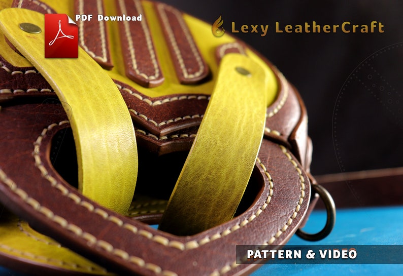 Leather Bag Pattern Leather DIY Round Bag Pattern - Etsy