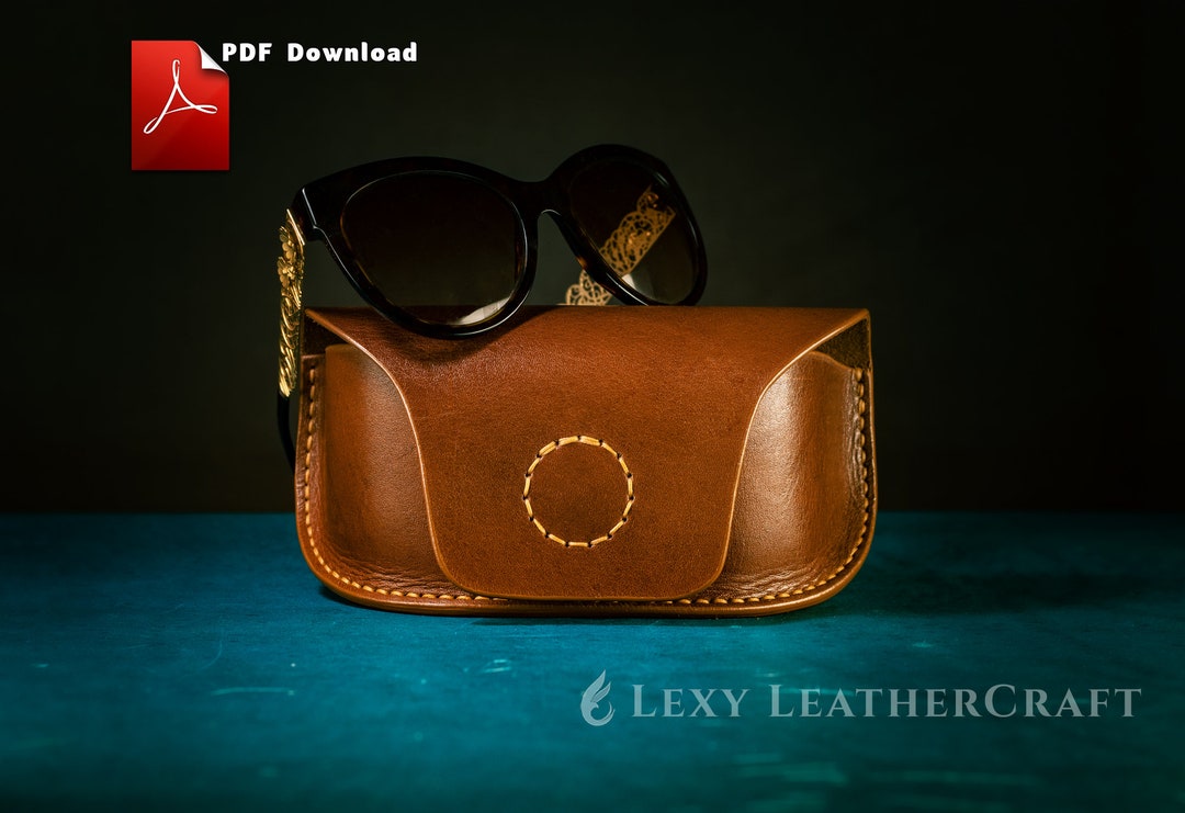 Leather Sunglasses Case Pattern – Minimalist DIY (PDF Download) - Etsy