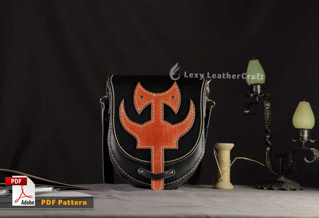 Pouch Pattern - Leather Bag Pattern - Viking Pouch Pattern - Pdf ...