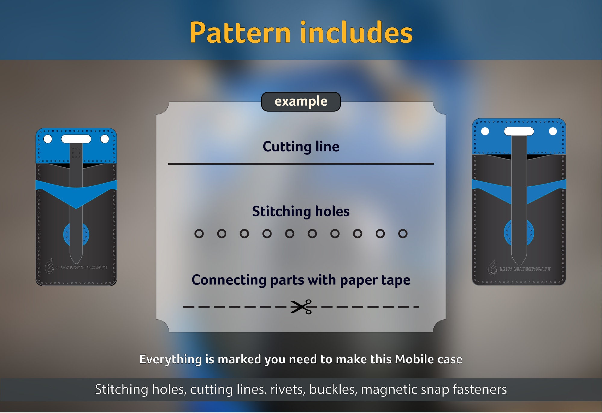 LEATHER PATTERN Smartphone Case Leather Pattern Phone Case - Etsy