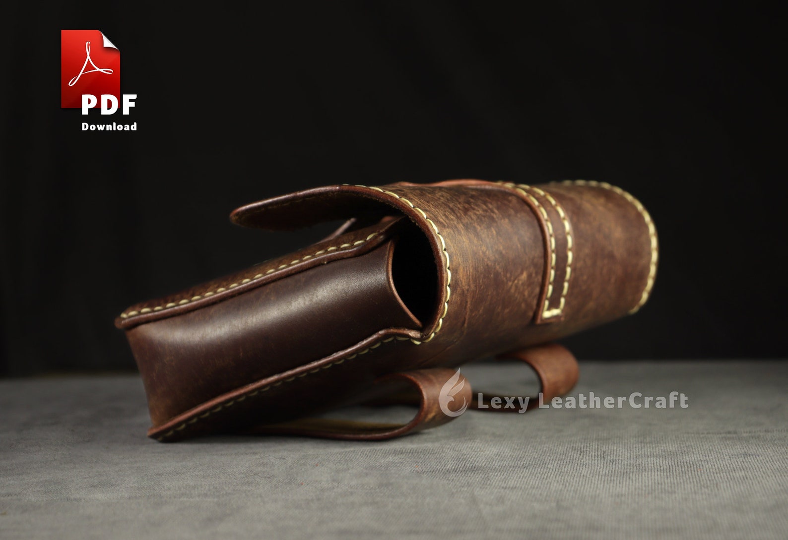 Belt Pouch Pattern Leather Pattern Leather Bag Pattern - Etsy