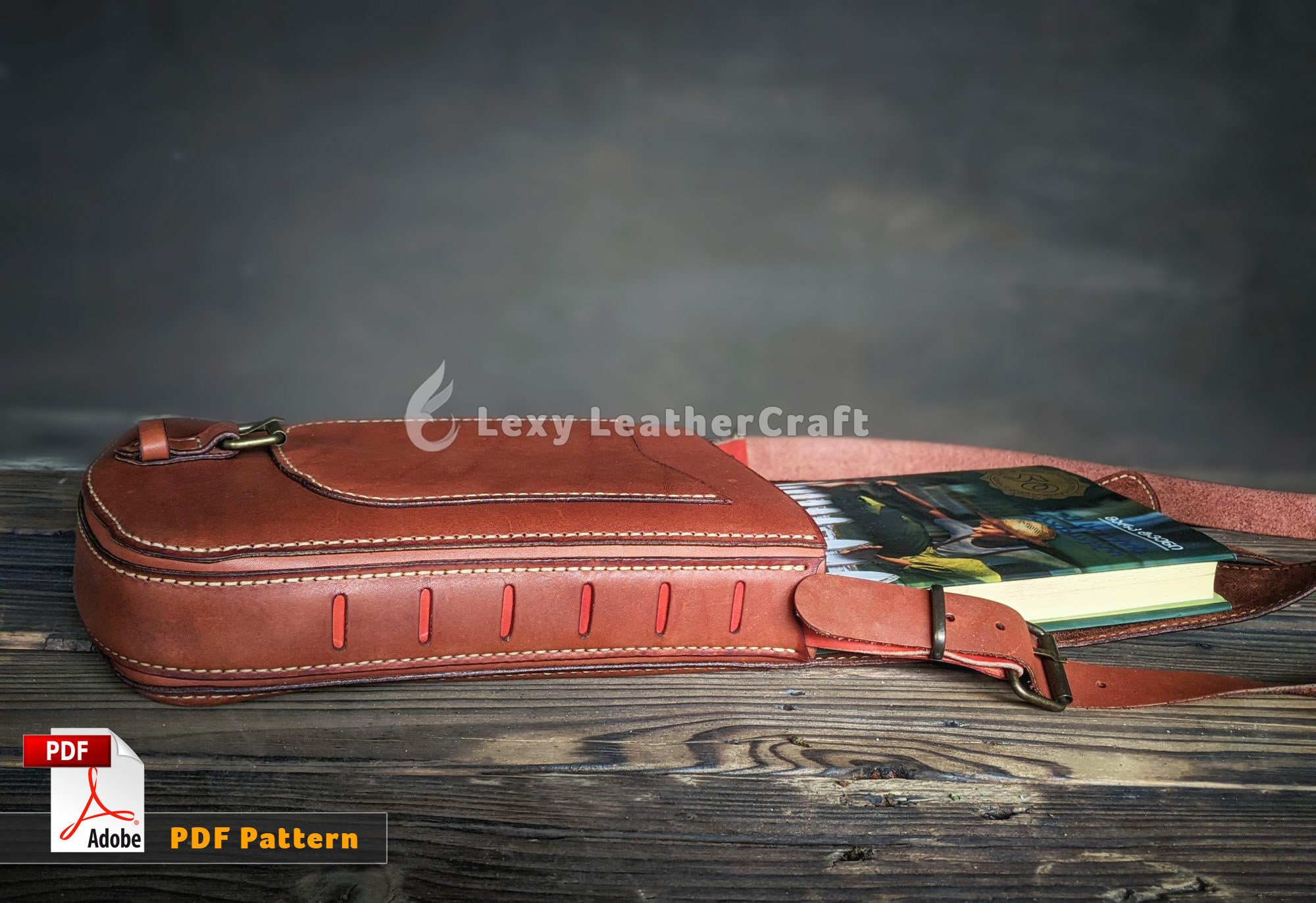 Leather Bag Pattern Leather Purse Pattern DIY Crossbody - Etsy