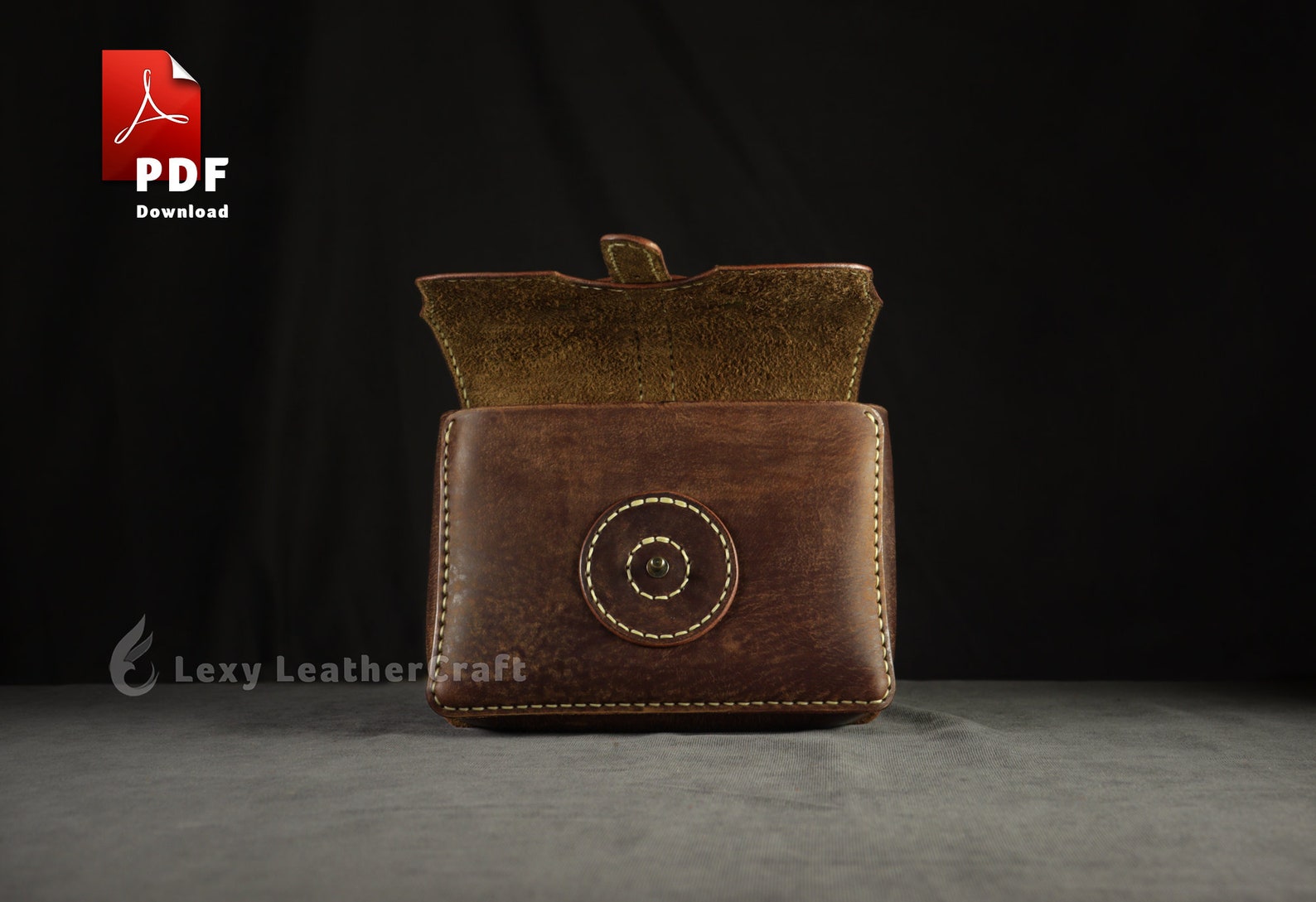 Belt Pouch Pattern Leather Pattern Leather Bag Pattern - Etsy