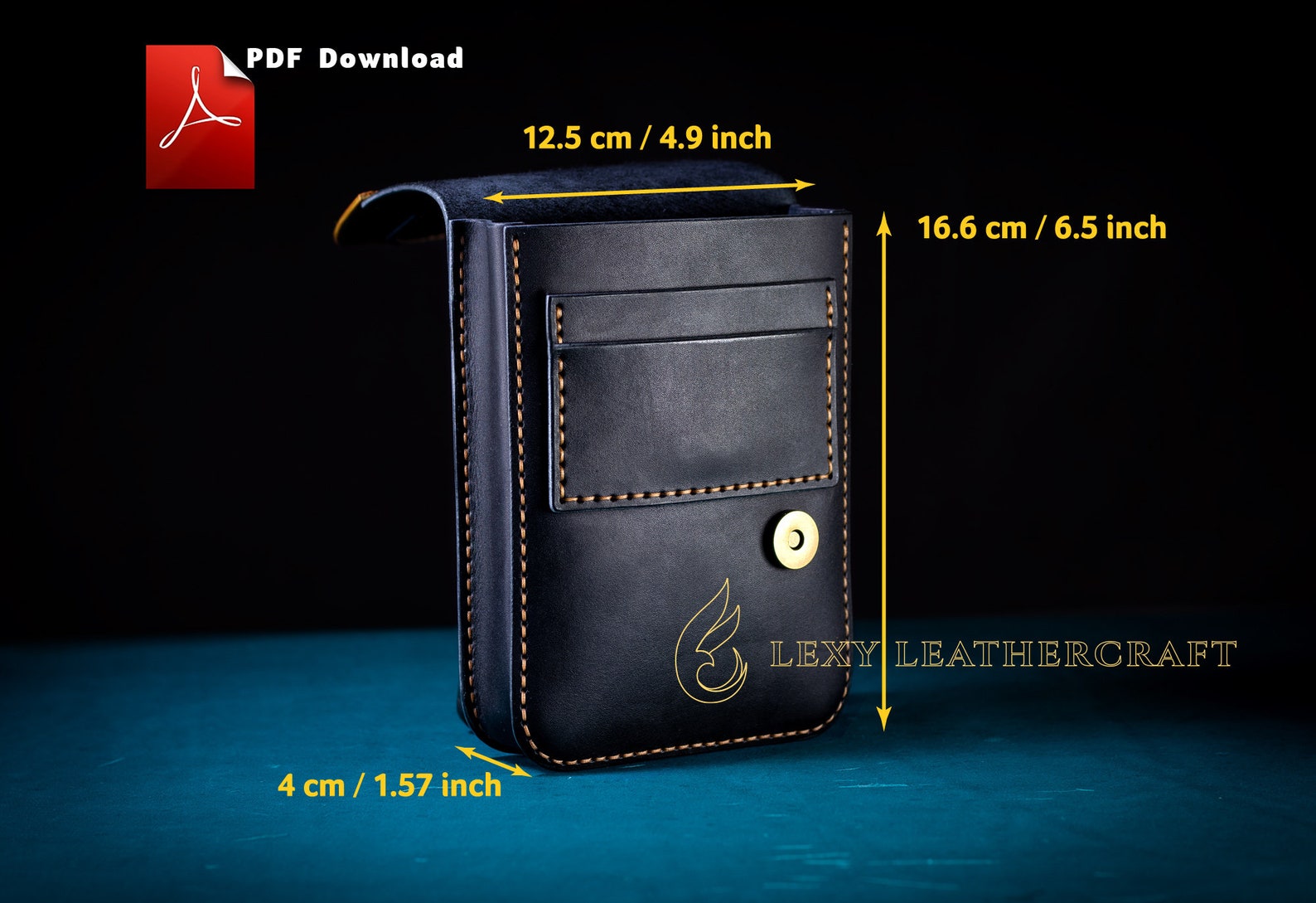 Belt Pouch Pattern Leather DIY Small Belt Pouch Belt Bag - Etsy