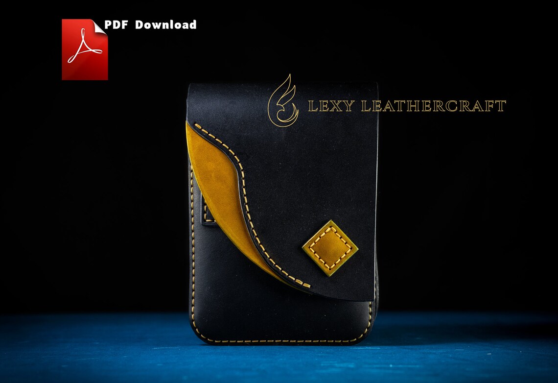 Belt Pouch Pattern Leather DIY Small Belt Pouch Belt Bag - Etsy