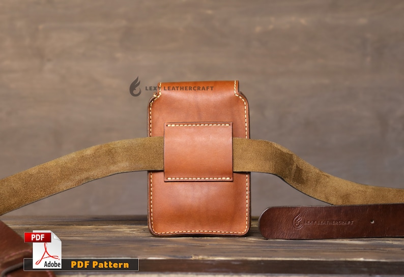 Leather Belt Pouch Pattern Leather Pattern Leather Pouch - Etsy