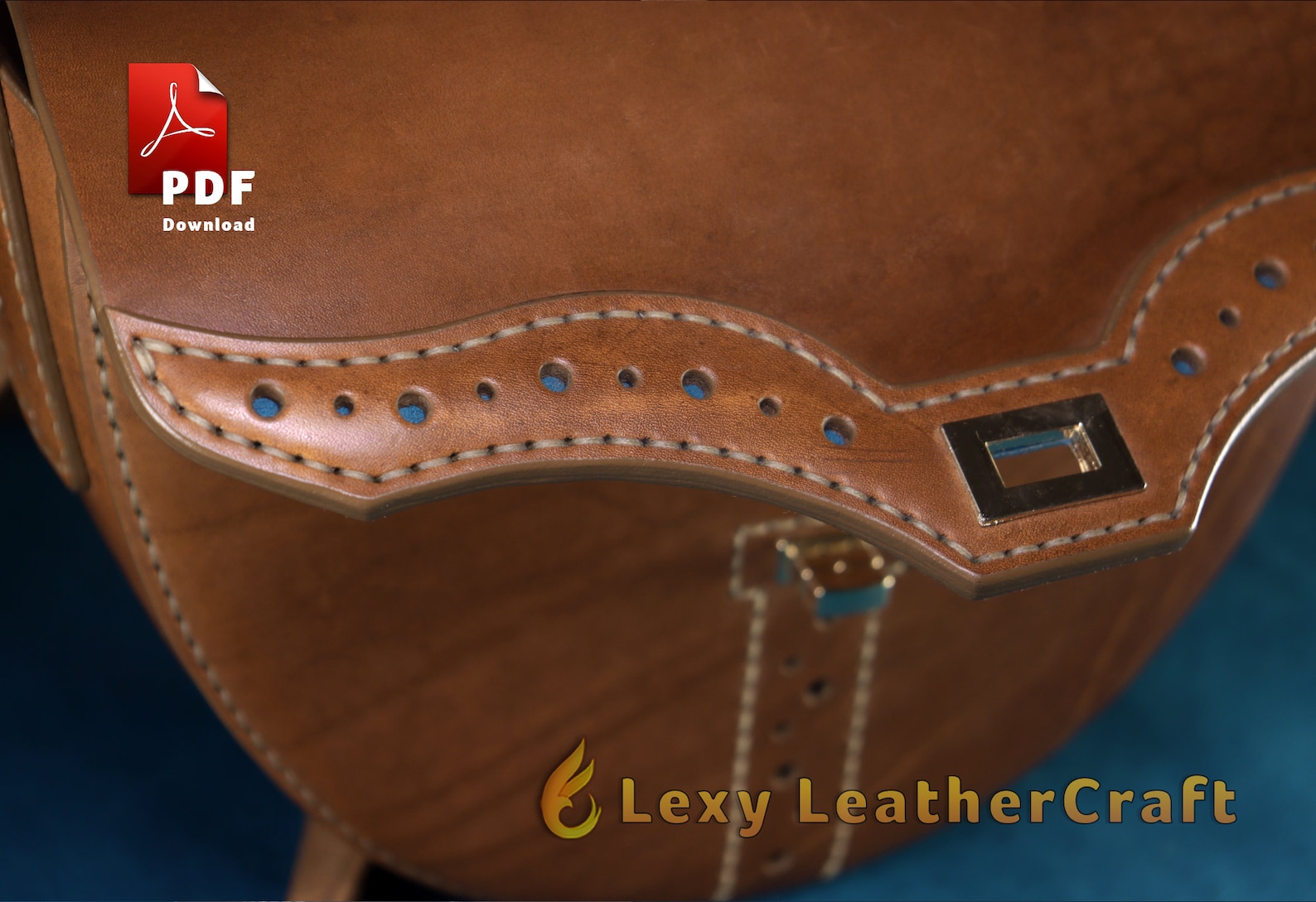 Leather Purse Pattern Bag Pattern Leather DIY Crossbody - Etsy