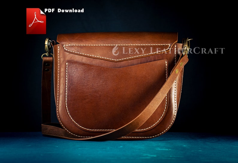 Crossbody Bag Pattern Leather Bag Pattern Leather Template - Etsy