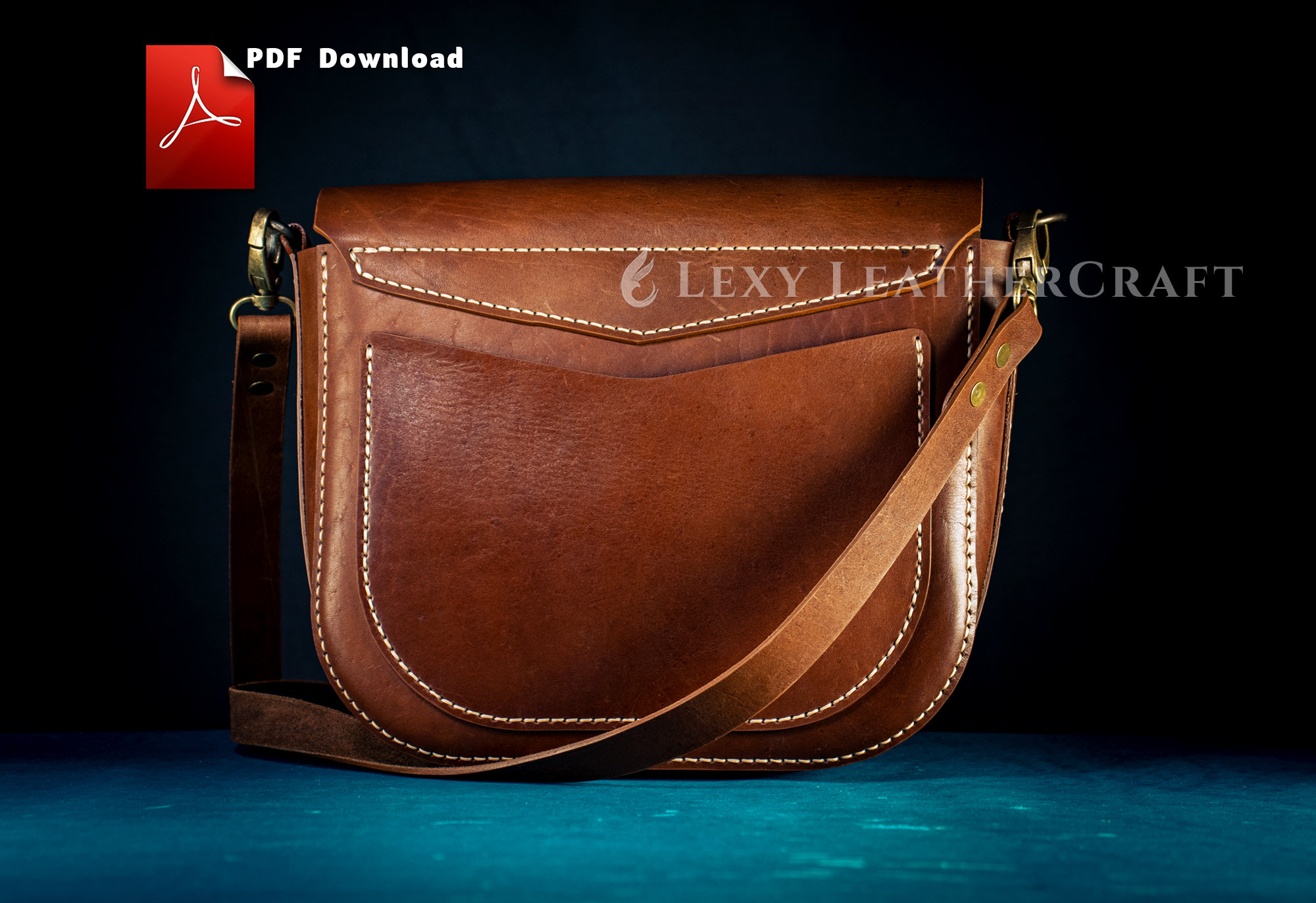 Crossbody Bag Pattern Leather Bag Pattern Leather Template - Etsy