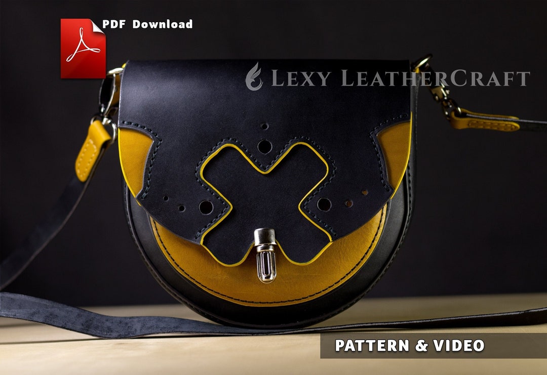 Leather Crossbody Bag Pattern – "exy Bag" DIY (PDF Download) - Etsy