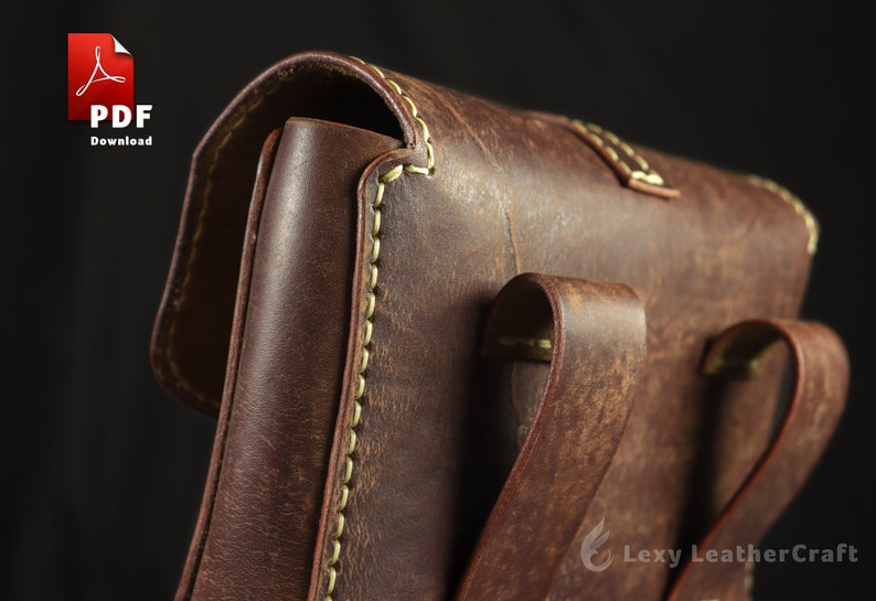 Belt Pouch Pattern Leather Pattern Leather Bag Pattern - Etsy