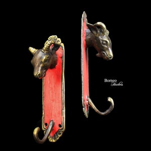 Goat Coat Hook/key Hook/hat Hook Decorative Jewelry Holder 5.5coat ...