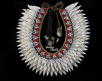 Vintage Shell Necklace Tribal Traditional Papua Ceremonial | Etsy