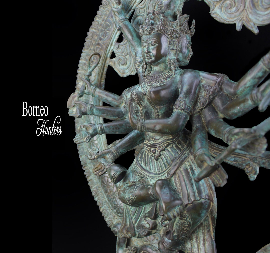 Bronze Hevajra Statue: Dancing Buddhist Tantra Sculpture, 25" - Etsy