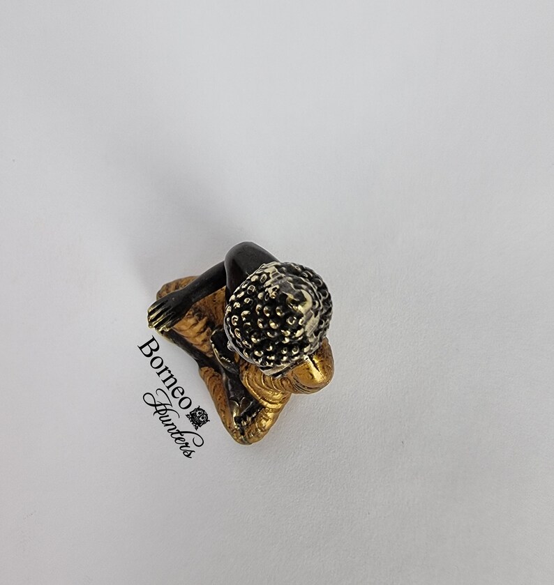 Abhaya Buddha Statue: Hand Cast Brass Blessing Sculpture 6.3CM - Etsy