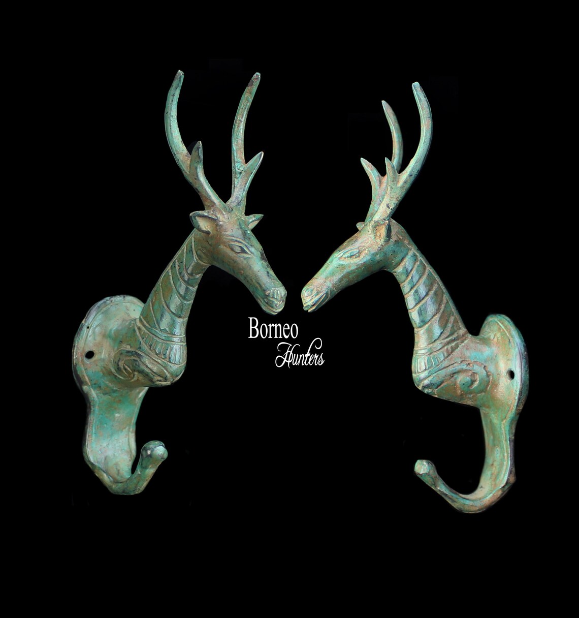 Deer Wall Hook/coat Hanger/coat Hook 5.75 Set of 2 Wall - Etsy